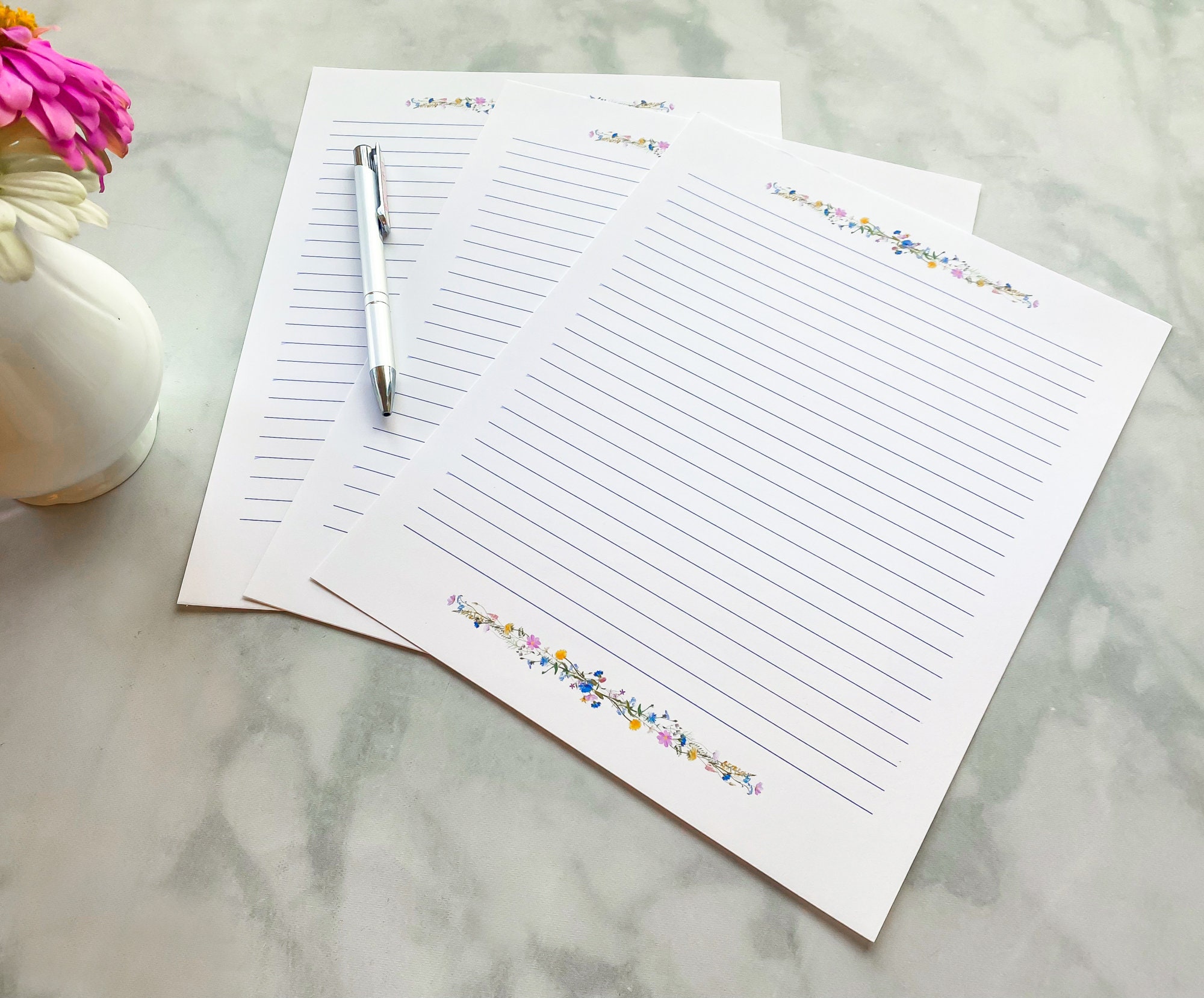 Printable Letter Writing Paper | Printable Stationary | Printable Paper ...