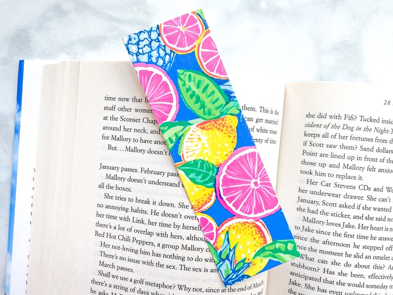 Tropical Printable Bookmarks | Bookmark | Book Lover Gift | Instant ...
