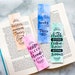 Printable Bookmarks | Book Lover Gift | Printable Bookmark Set With ...