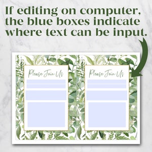 Printable Boho Editable Invitation Template | Party Invitation | Modern ...