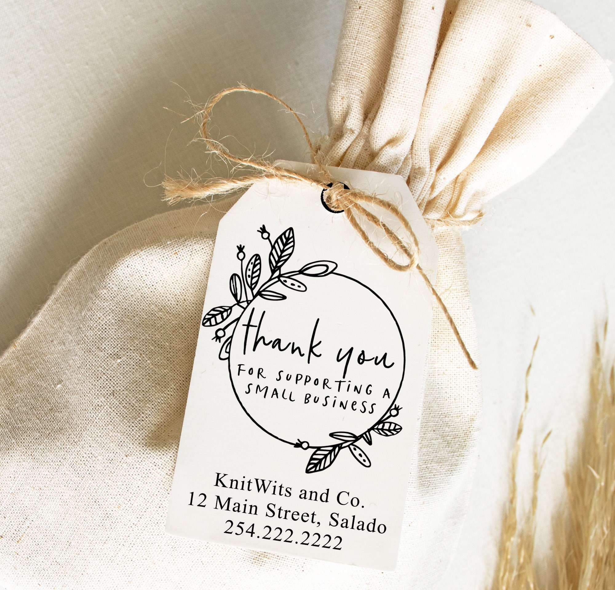 Small Business Thank You Tag Printables | Editable Template for ...