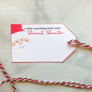 Printable Secret Santa Christmas Gift Tags | Printable Gift Tags ...