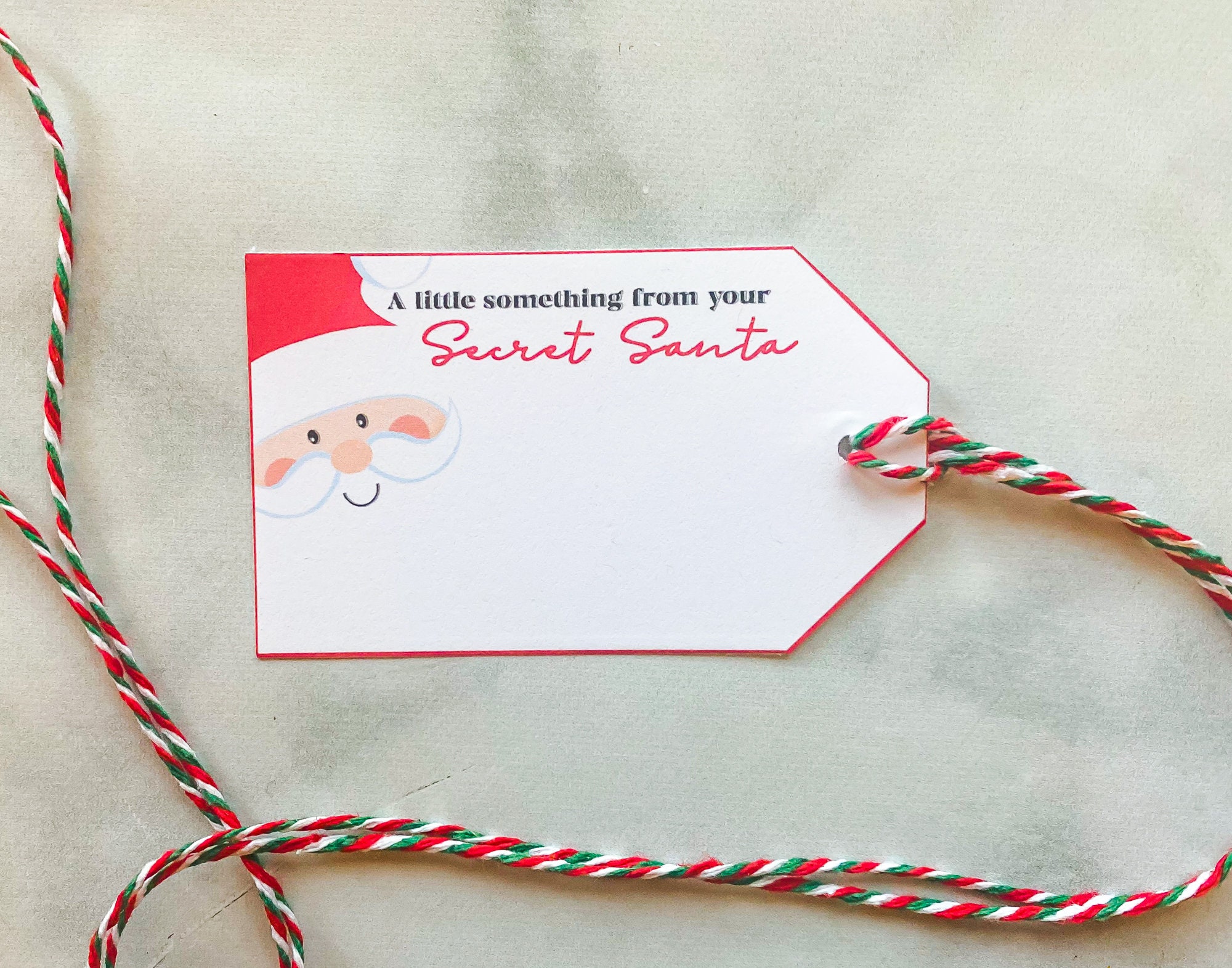 Printable Secret Santa Christmas Gift Tags | Printable Gift Tags ...