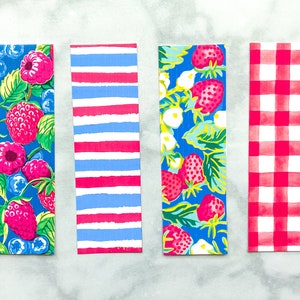 Berry Good Printable Bookmarks | Bookmark Book Lover Gift | Four ...