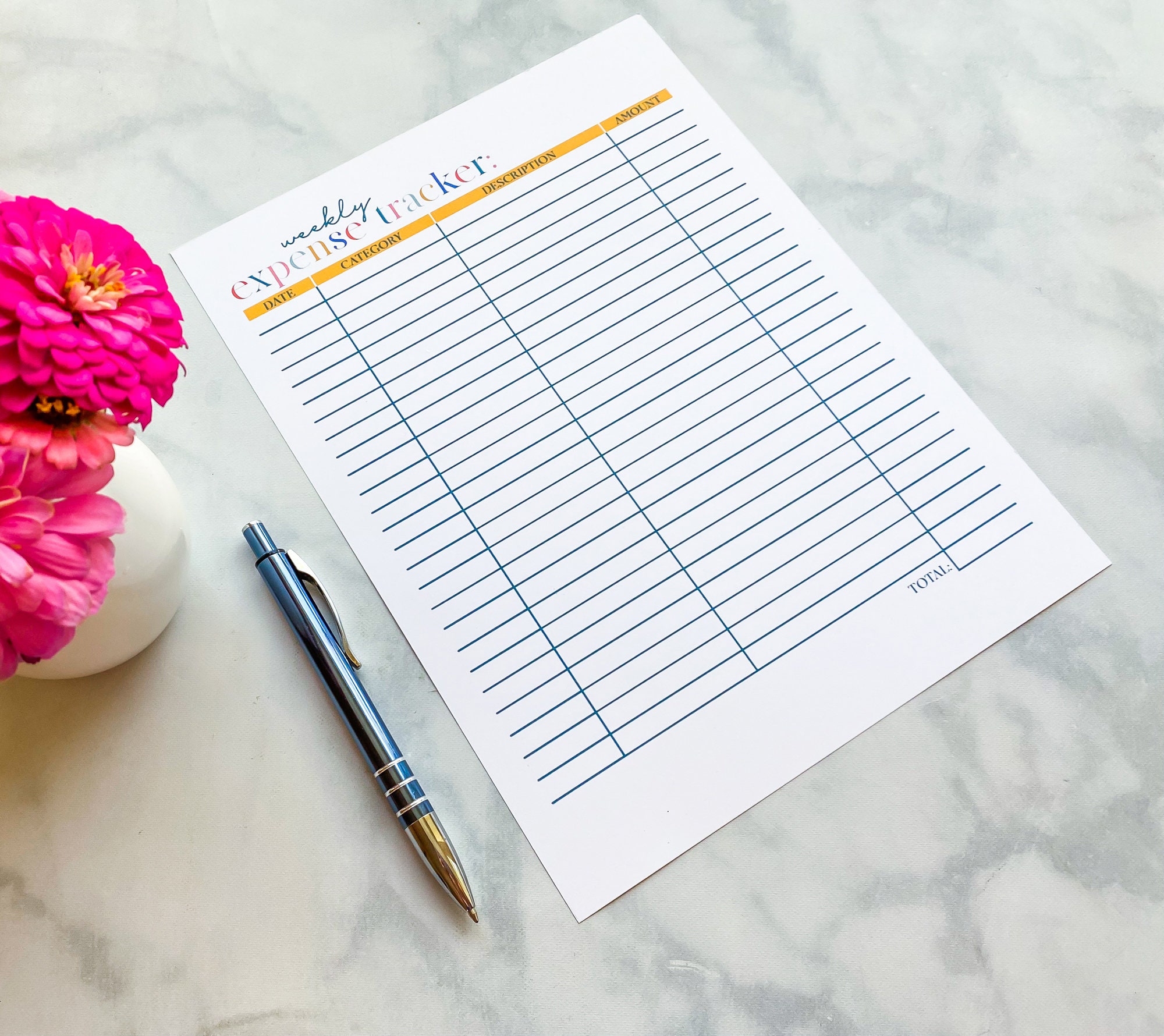 Weekly Expense Tracker Printables | Finance Tracker | Finance Planner ...