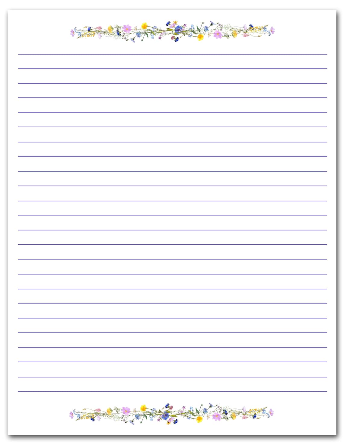 Printable Letter Writing Paper Printable Stationary Printable Paper ...