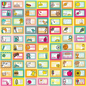 Over 100 Printable Lunch Box Notes | Lunch Box Cards | Lunch Notes | No ...