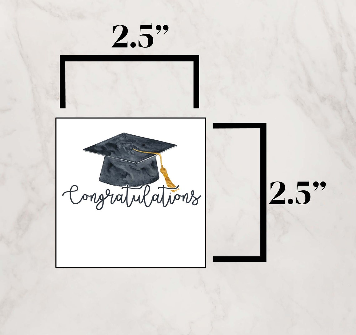 Printable Congratulations Graduation Tags | Editable | CONGRATS Gift ...