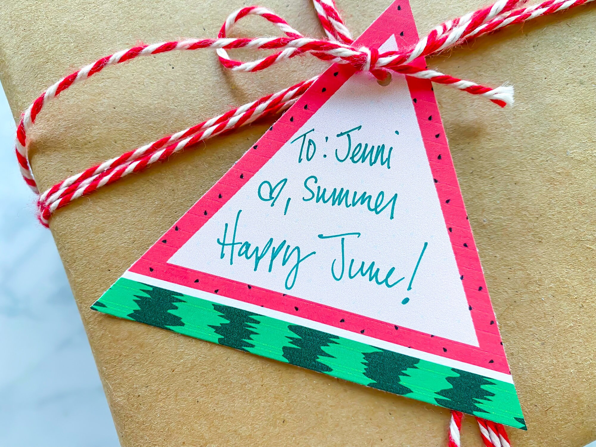 Printable Watermelon Gift Tags | Watermelon Printables | Summer ...