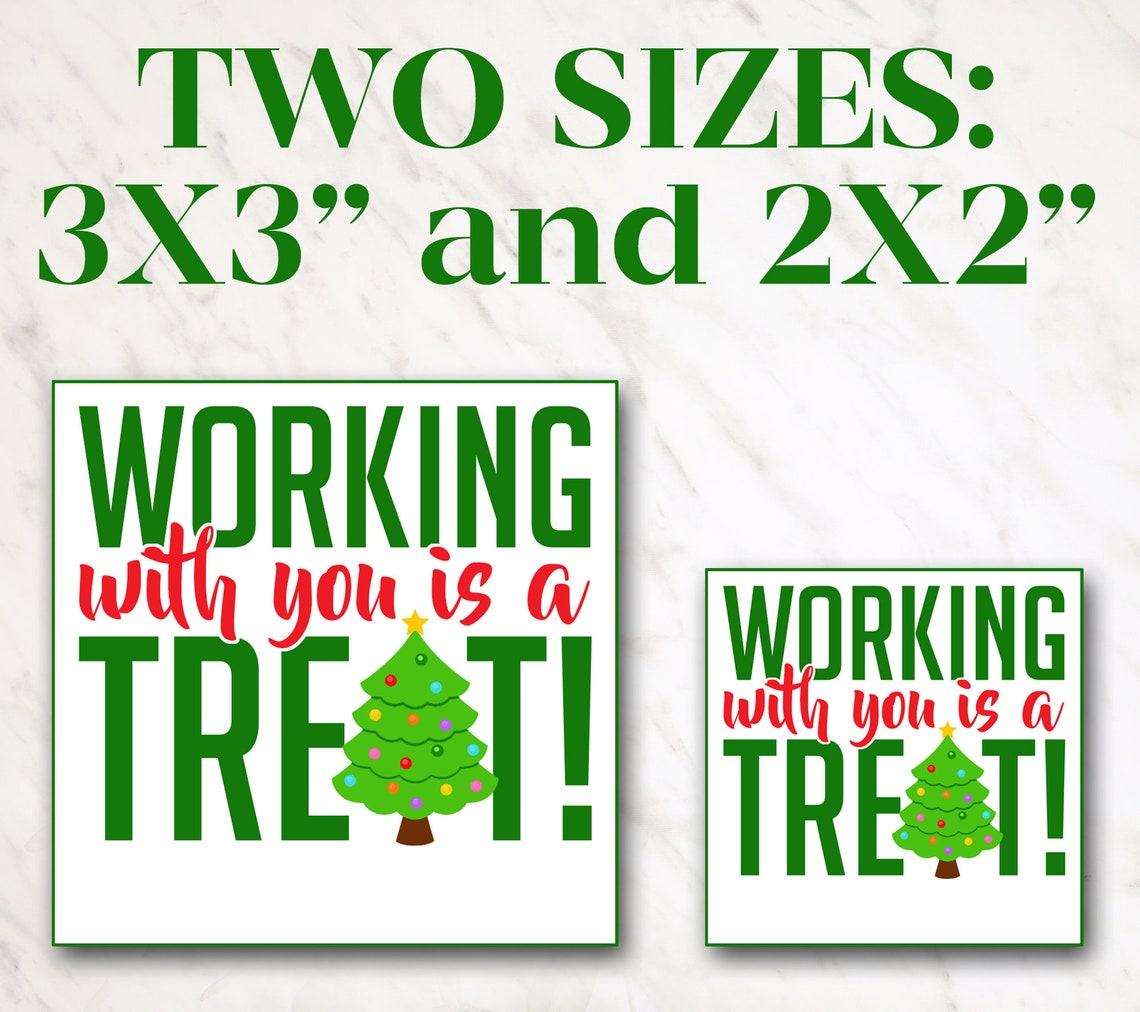 Printable Co-worker Christmas Gift Tags for Office Gifts | Christmas ...