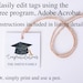 Printable Congratulations Graduation Tags | Editable | CONGRATS Gift ...