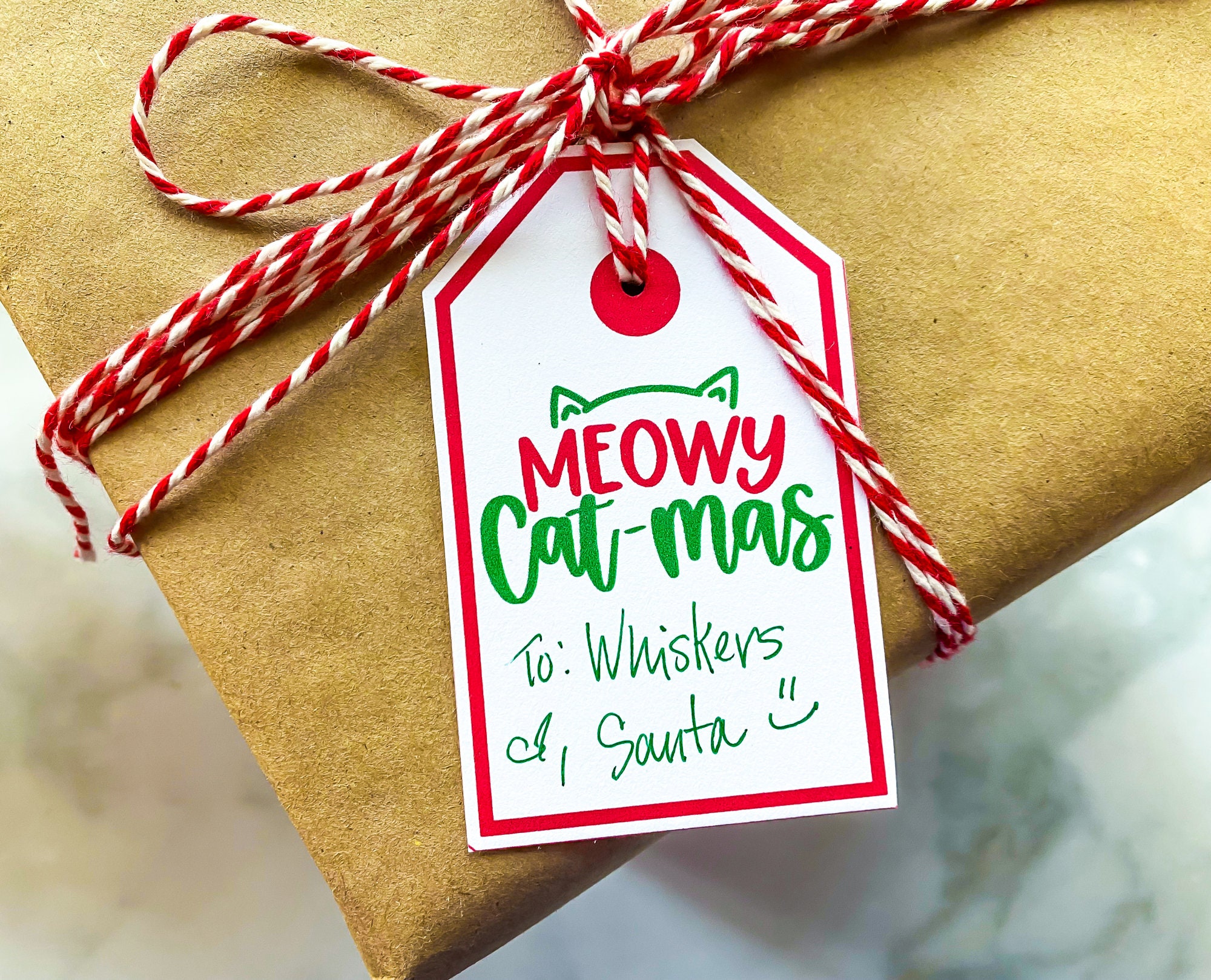 Pet Gift Tags | Printable Christmas Tags for Pet Gifts | Holiday Gift ...