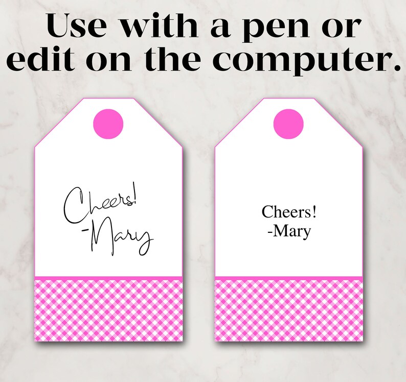 Preppy Stuff: Printable Gingham Gift Tags | Preppy Gift Wrap Tags for ...