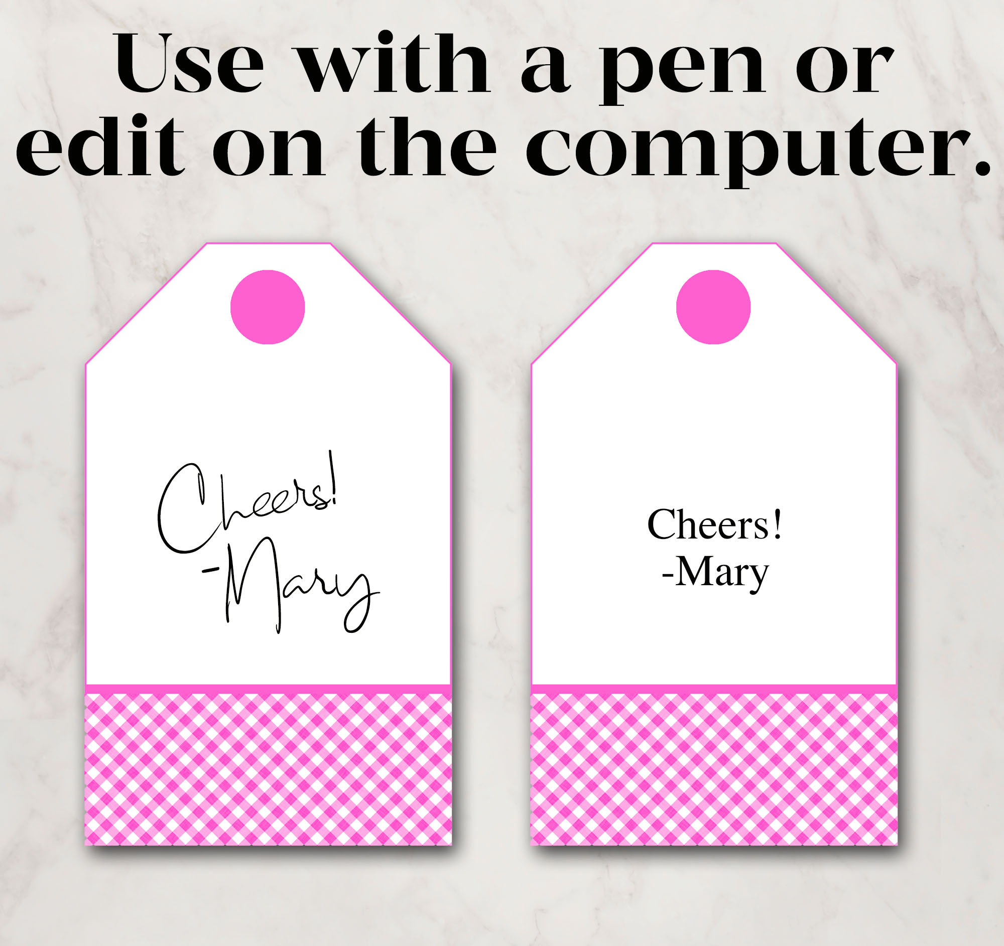 Preppy Stuff: Printable Gingham Gift Tags | Preppy Gift Wrap Tags for ...