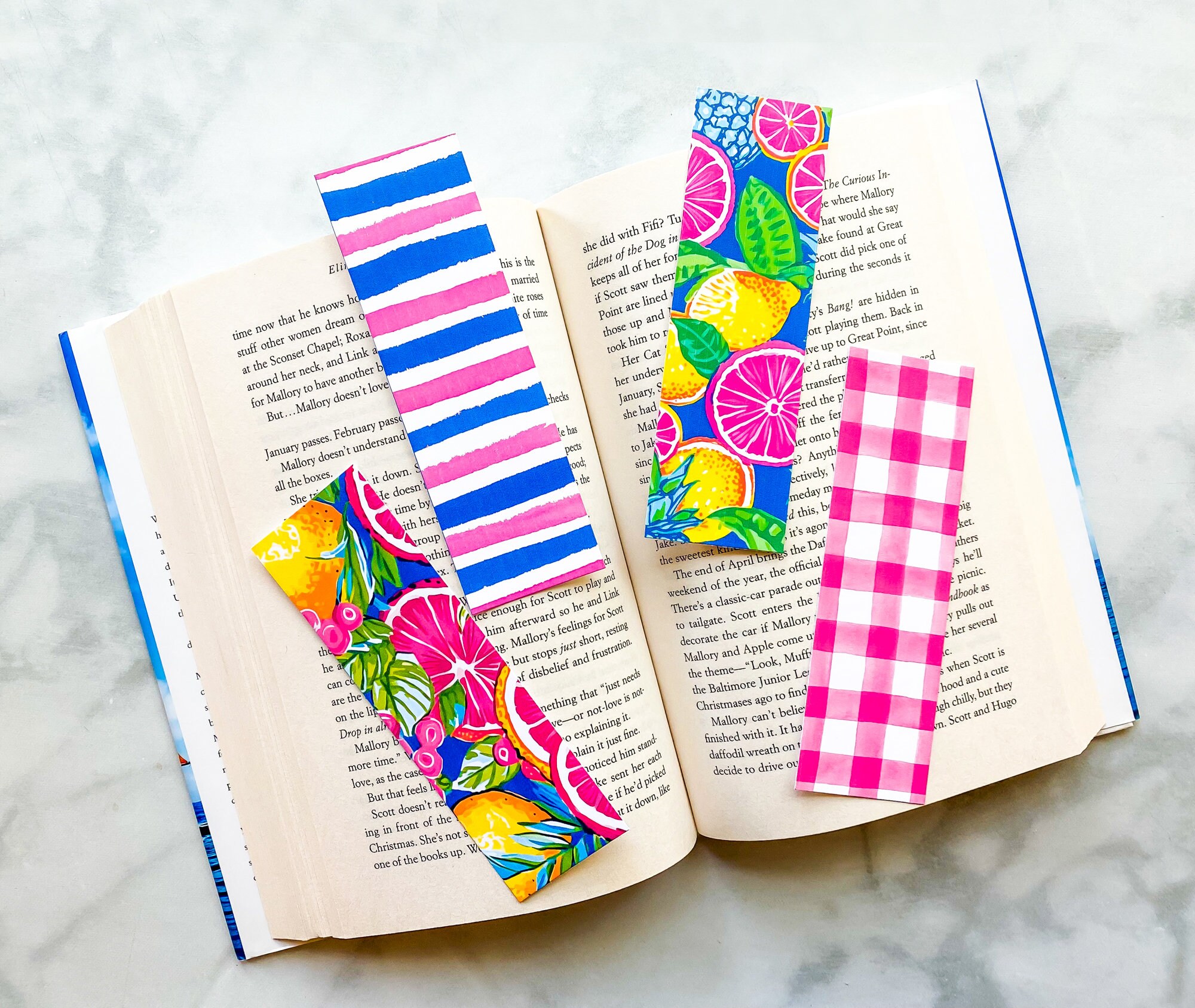 Tropical Printable Bookmarks | Bookmark | Book Lover Gift | Instant ...