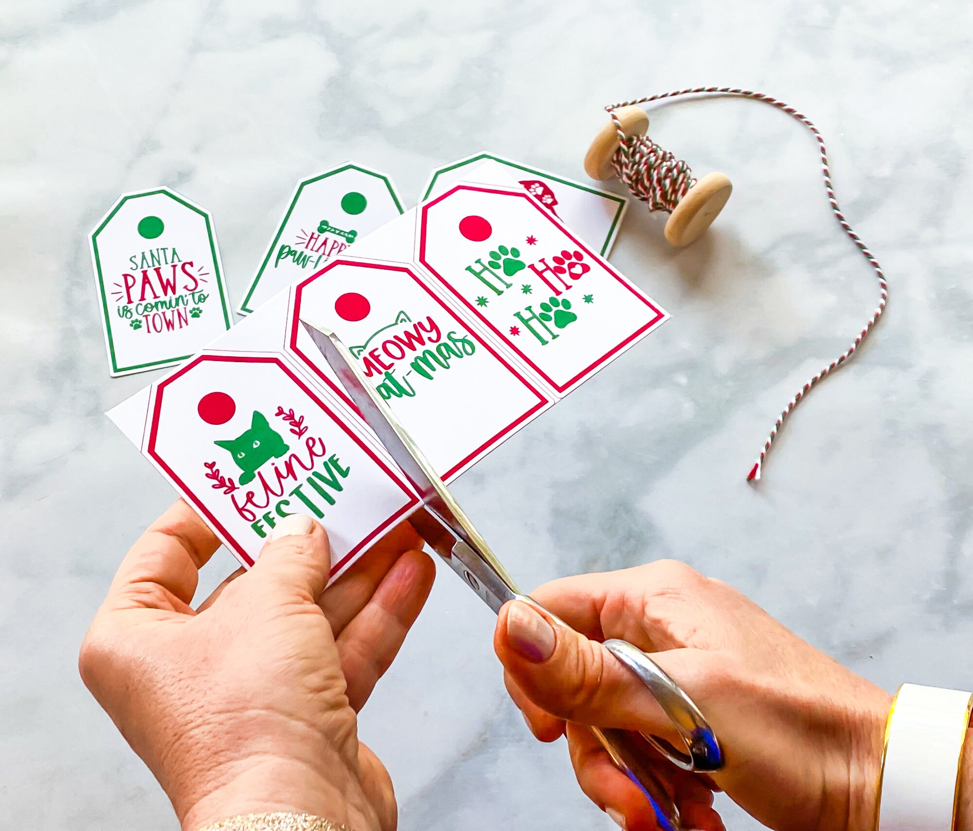 Pet Gift Tags | Printable Christmas Tags for Pet Gifts | Holiday Gift ...