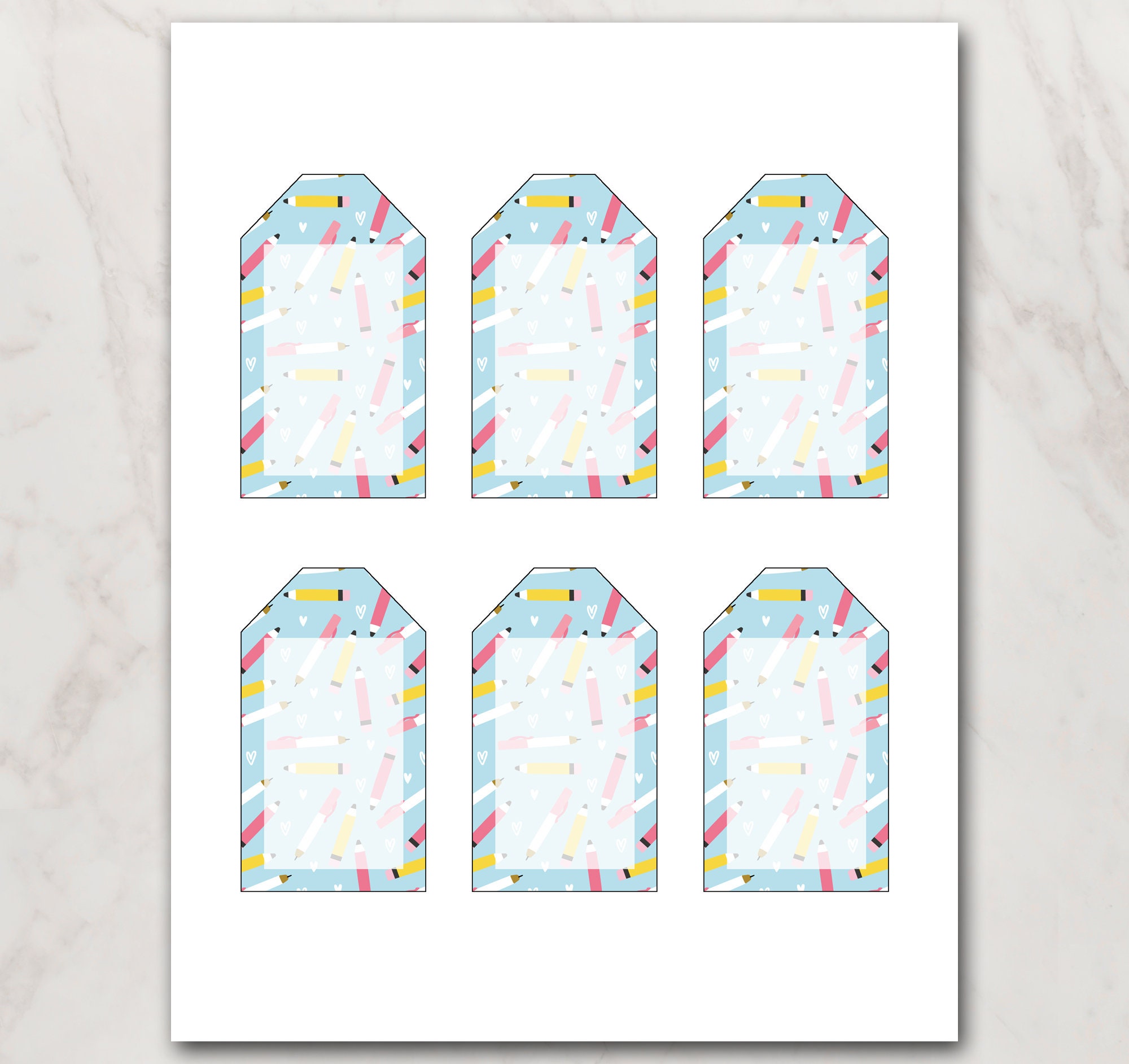 Printable Teacher Appreciation Gift Tags | Editable Template ...