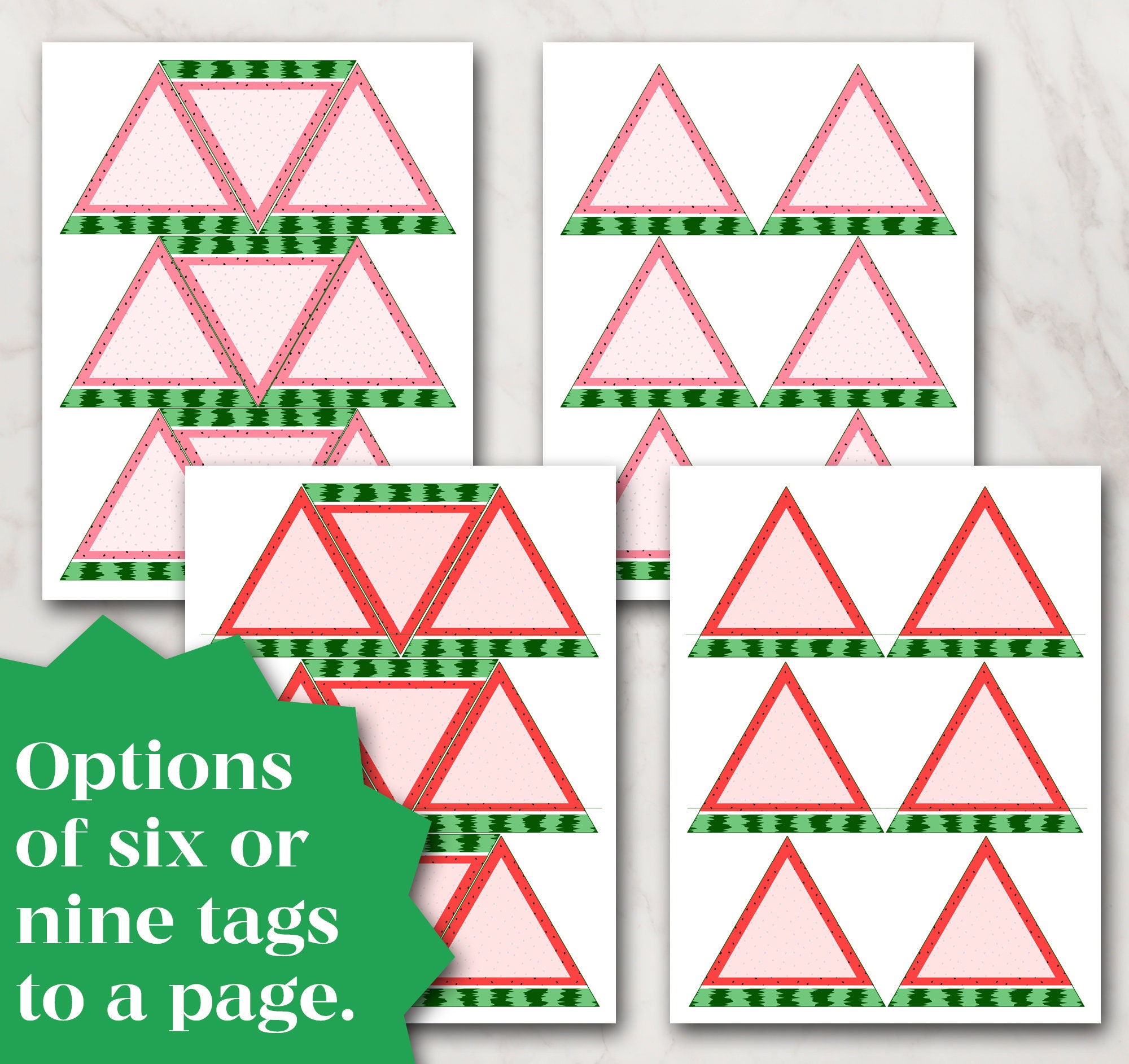 Printable Watermelon Gift Tags | Watermelon Printables | Summer ...