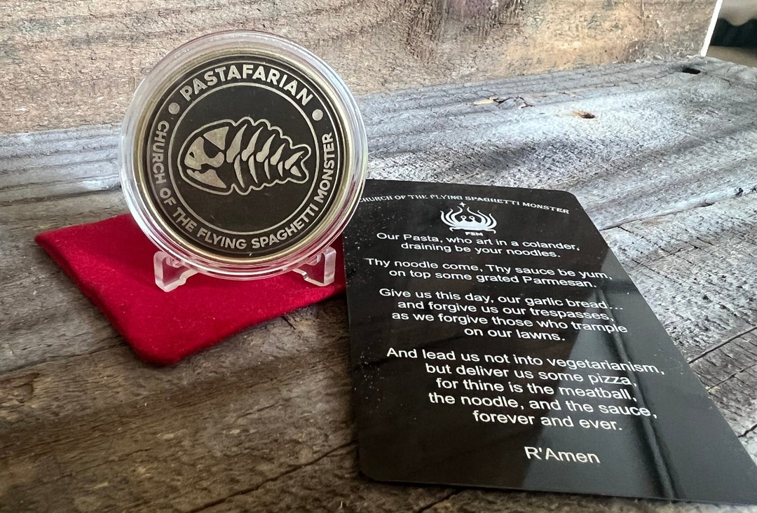 FSM Pastafarian Coin - Etsy