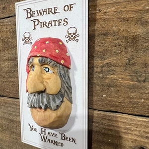 Beware of Pirates Sign - Etsy