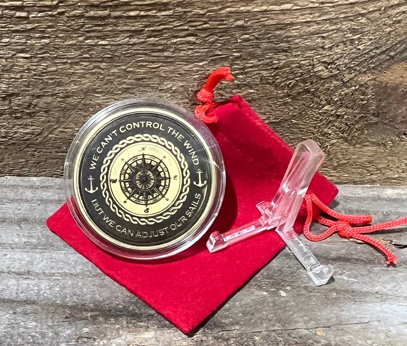 Personalized Nautical Inspiration Coin - Etsy
