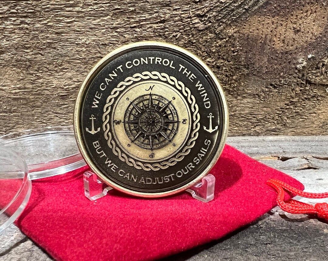 Personalized Nautical Inspiration Coin - Etsy