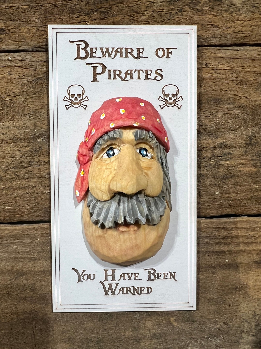Beware of Pirates Sign - Etsy