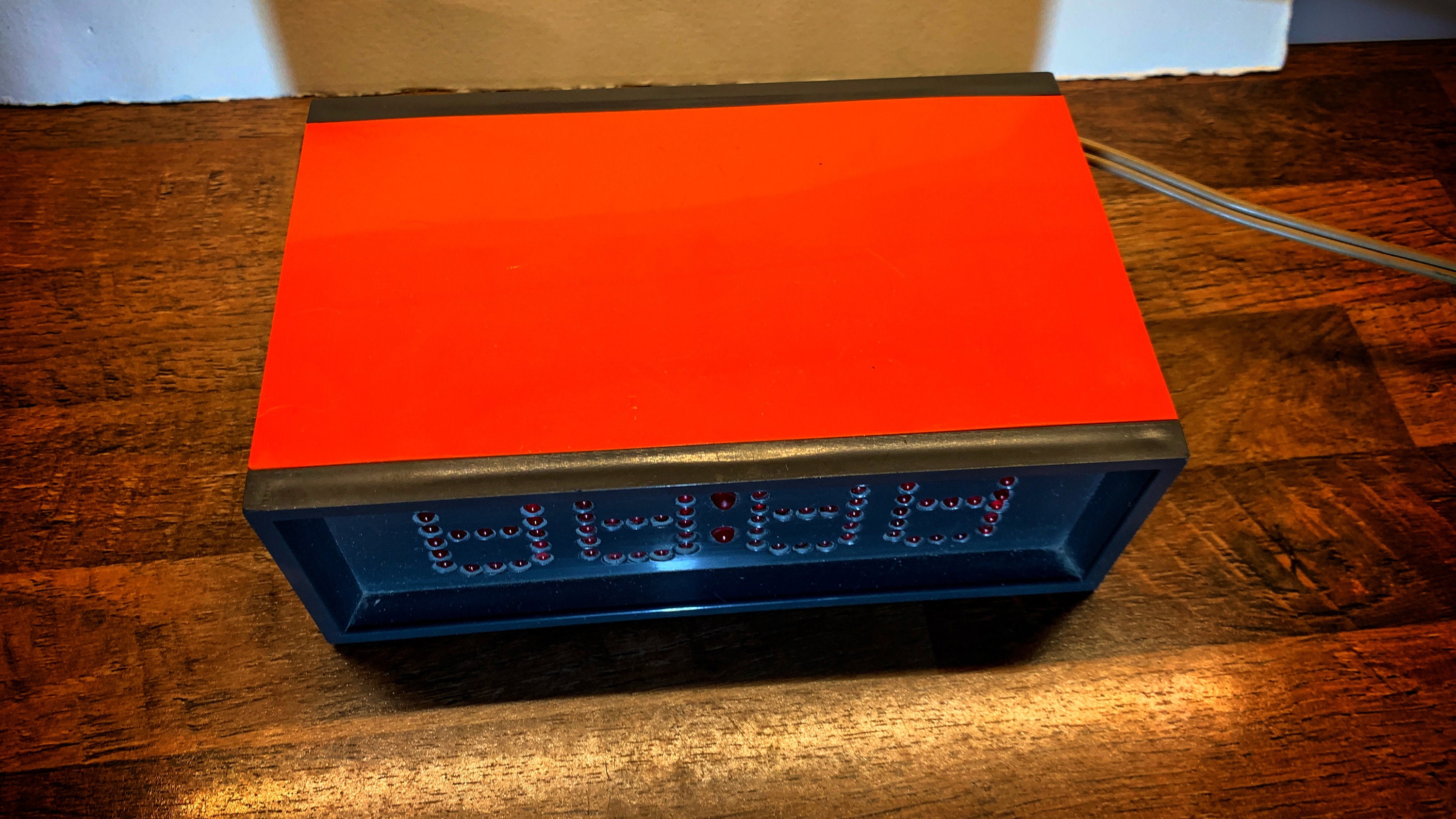 VINTAGE Hand-built LED Clock in a School Project, Germany, 70s - Etsy