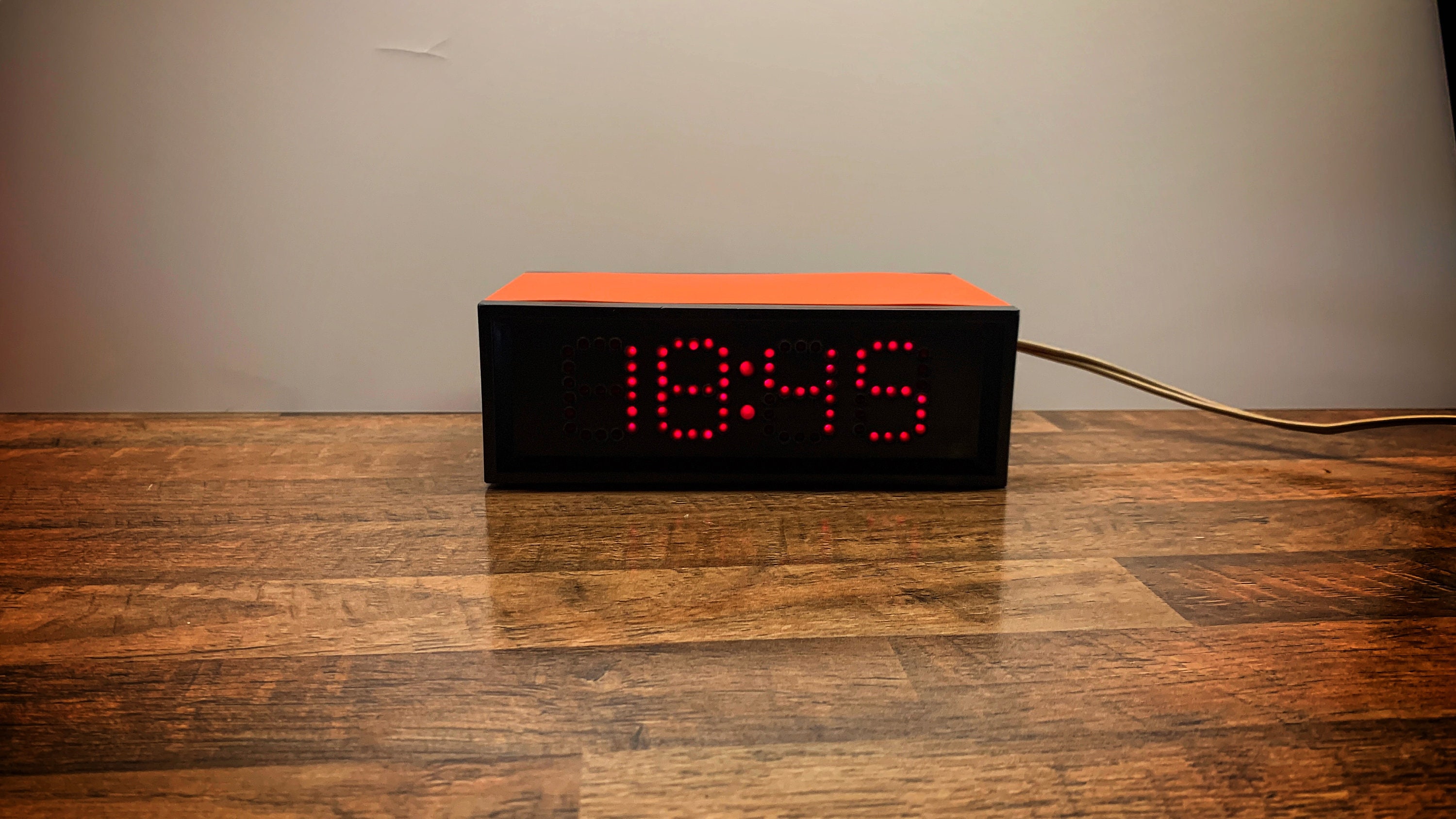 VINTAGE Hand-built LED Clock in a School Project, Germany, 70s - Etsy