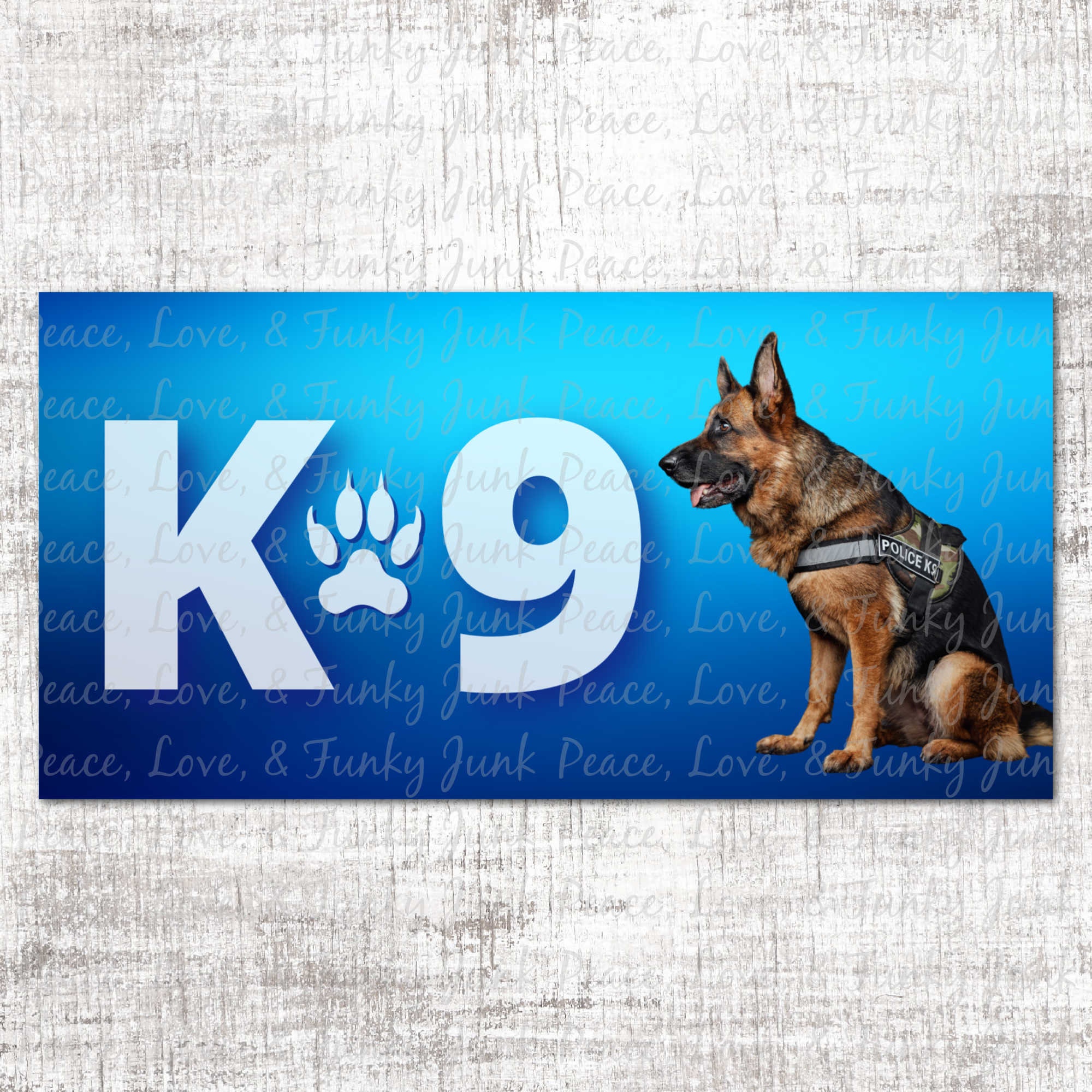 K9 Officer License Plate Png, K9 Unit, Protect and Serve, Police ...