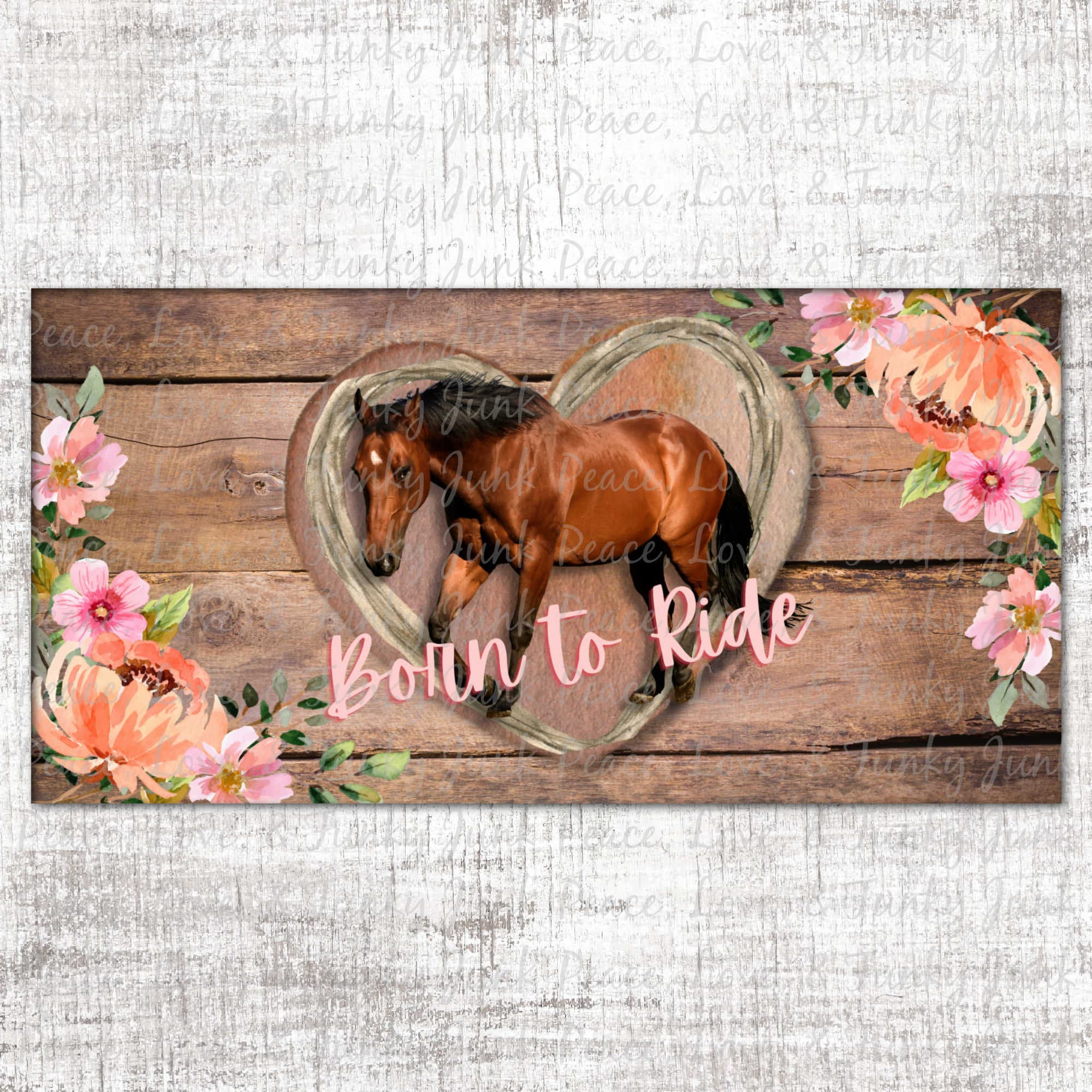 Born to Ride Horse License Plate Png for Sublimation Printing - Etsy