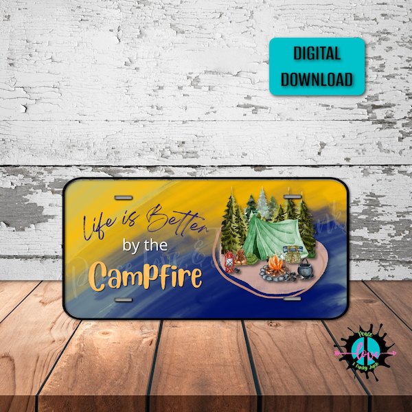 Rv License Plate - Etsy