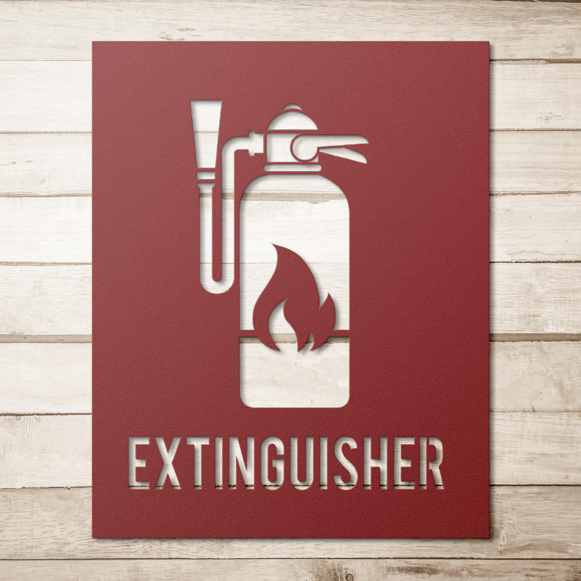 Fire Extinguisher Sign, Metal Fire Signage • Business Signage Hotel ...