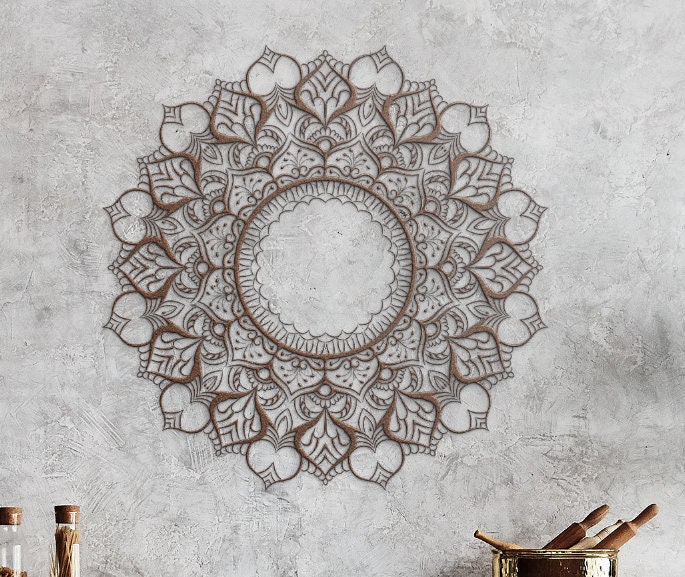 Mandala Metal Wall Art Gift Wall Decor Mandala Wall Art Home - Etsy