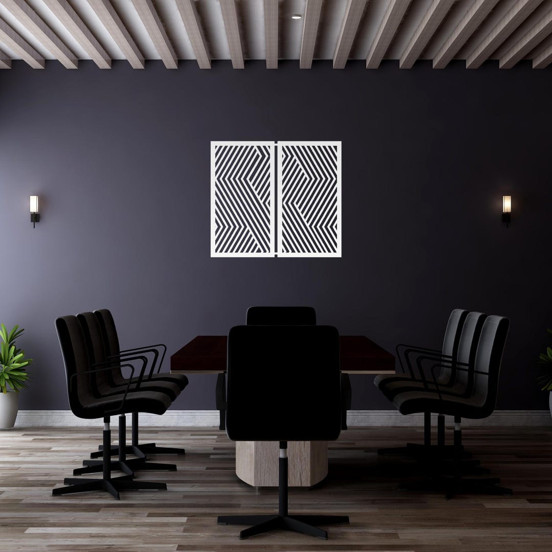 Wire Wall Grid, Office Metal Memo Board Wall Decor, Metal Office Grid ...