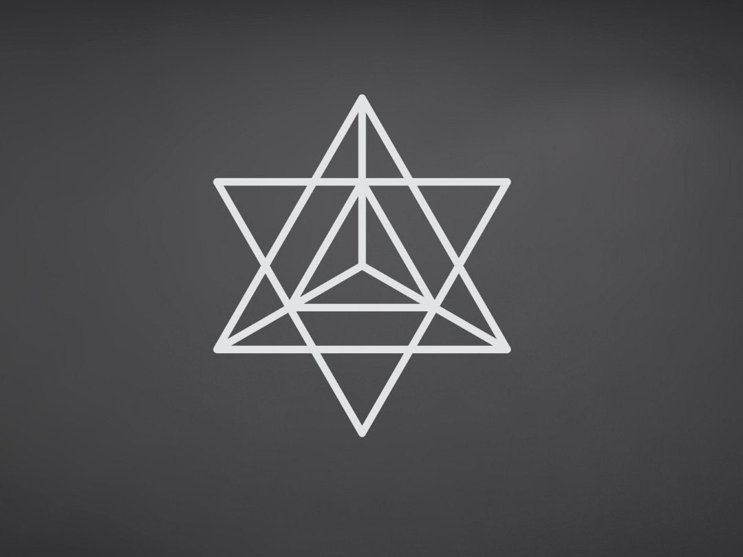 Merkaba Metal Wall Art, Geometric Wall Art, Wall Art Living Room ...