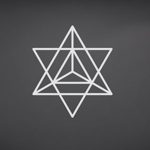 Merkaba Metal Wall Art: Metal Sacred Geometry Sign, Yoga Decor, Outdoor ...