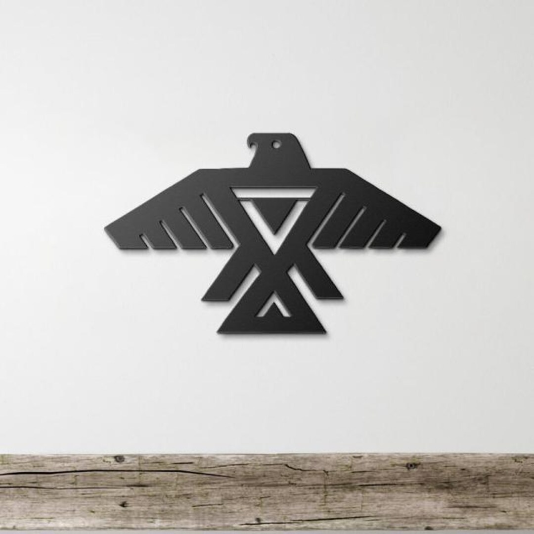 Aztec Thunderbird Metal Wall Art for Aztec Home Decor, Mayan Eagle ...