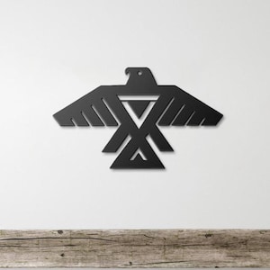 Aztec Thunderbird Metal Wall Art for Aztec Home Decor, Mayan Eagle ...