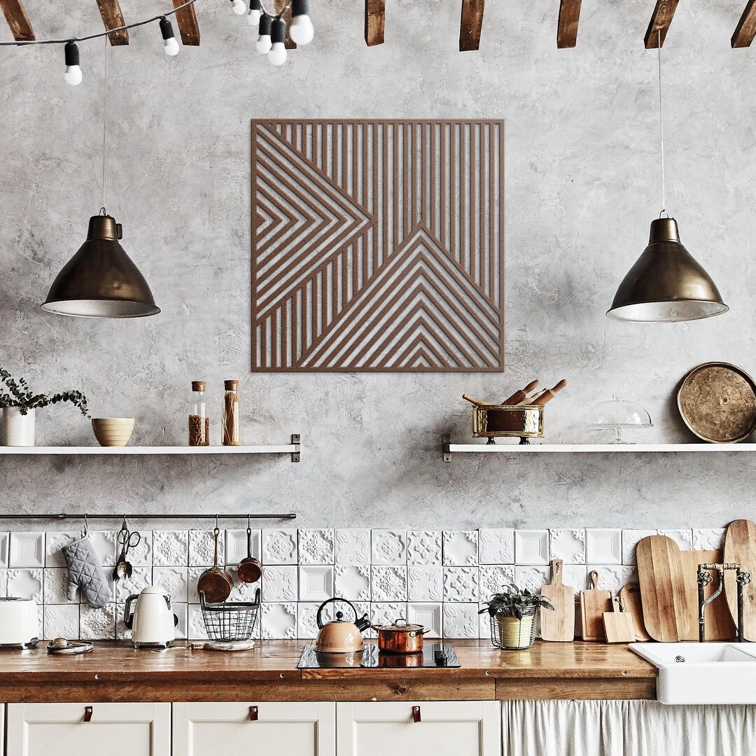 Elegant Kitchen Wall Art, Metal Mountain Wall Art, Metal Wire Wall Art ...