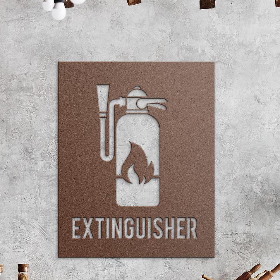 Fire Extinguisher Sign, Custom Metal Signs, Fire Extinguishers Signs ...
