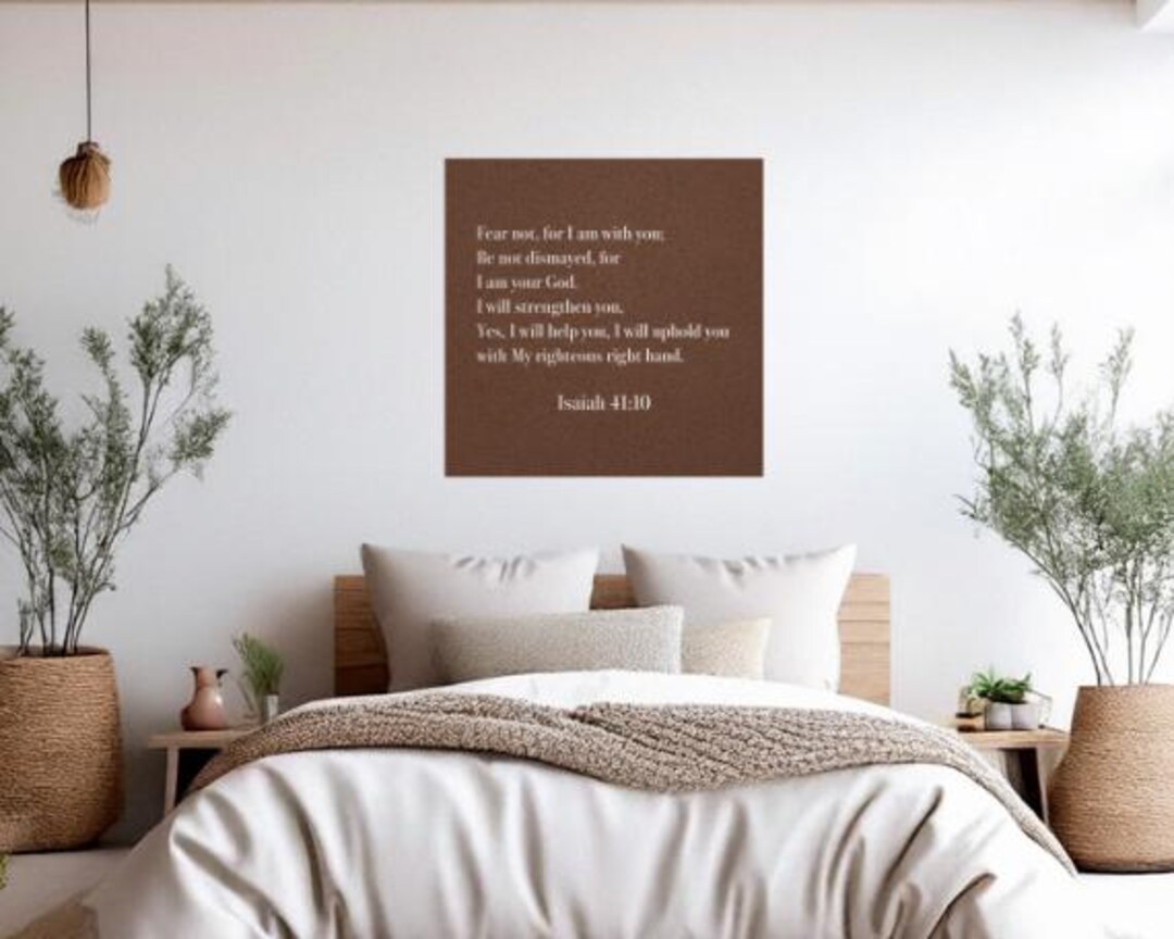 Custom Metal Bible Verse Sign: Christian Scripture Wall Art for ...