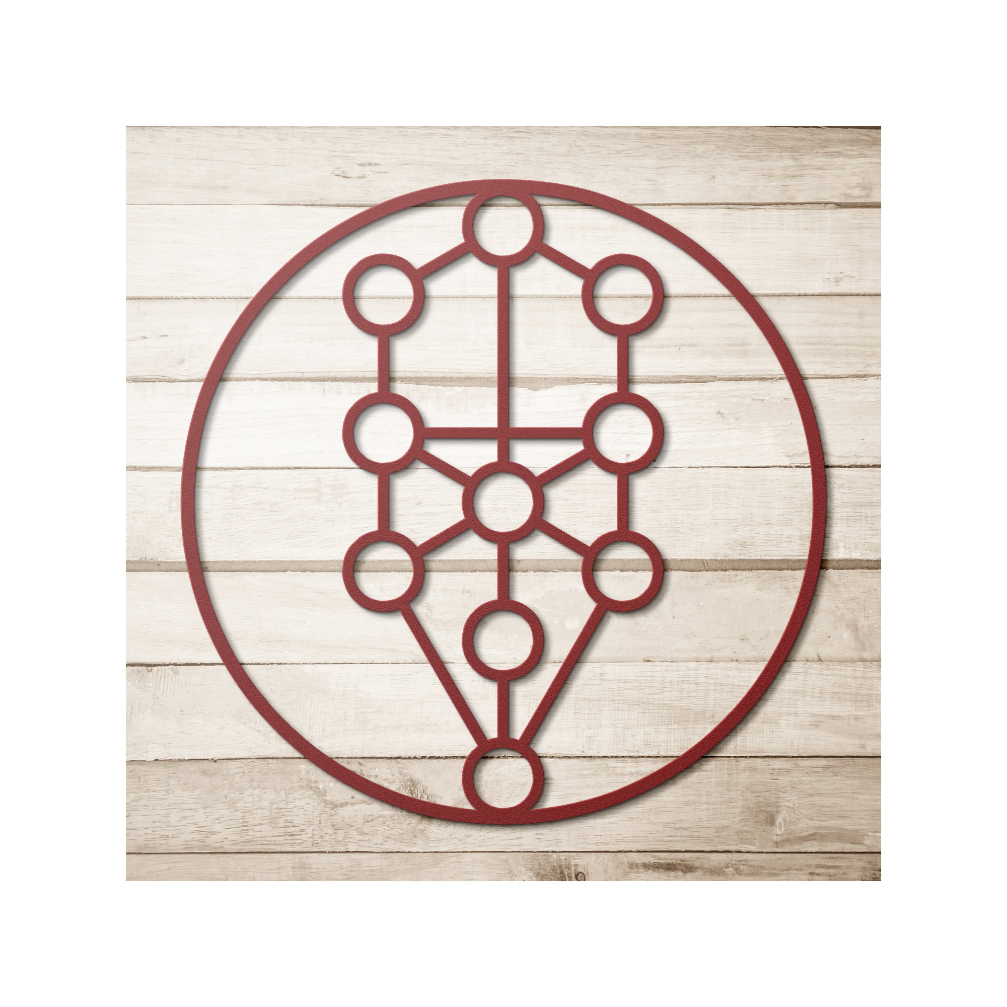Kabbalah Tree of Life Metal Wall Art: Sacred Geometry Decor, Sacred ...