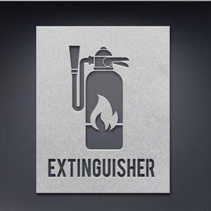 Fire Extinguisher Sign, Custom Metal Signs, Fire Extinguishers Signs ...
