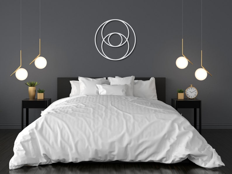 Vesica Pisces Metal Wall Art, Sacred Geometry Wall Art , Sacred ...