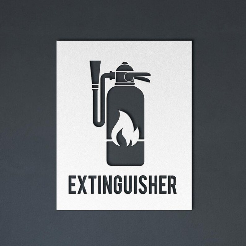 Fire Extinguisher Sign, Custom Metal Signs, Fire Extinguishers Signs ...