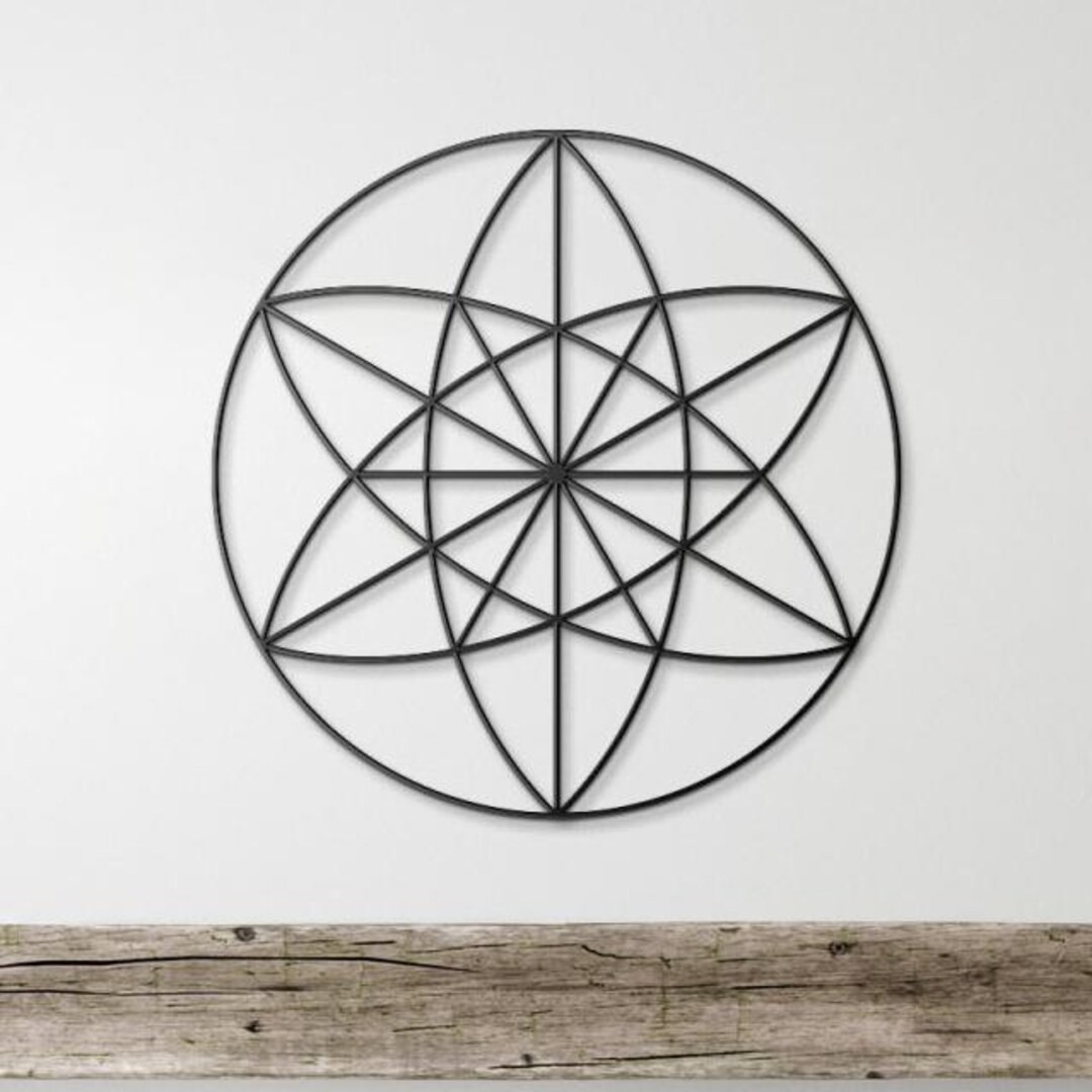 Vector Equilibrium Metal Wall Art, Art on Walls, Wall Decor, Wall ...
