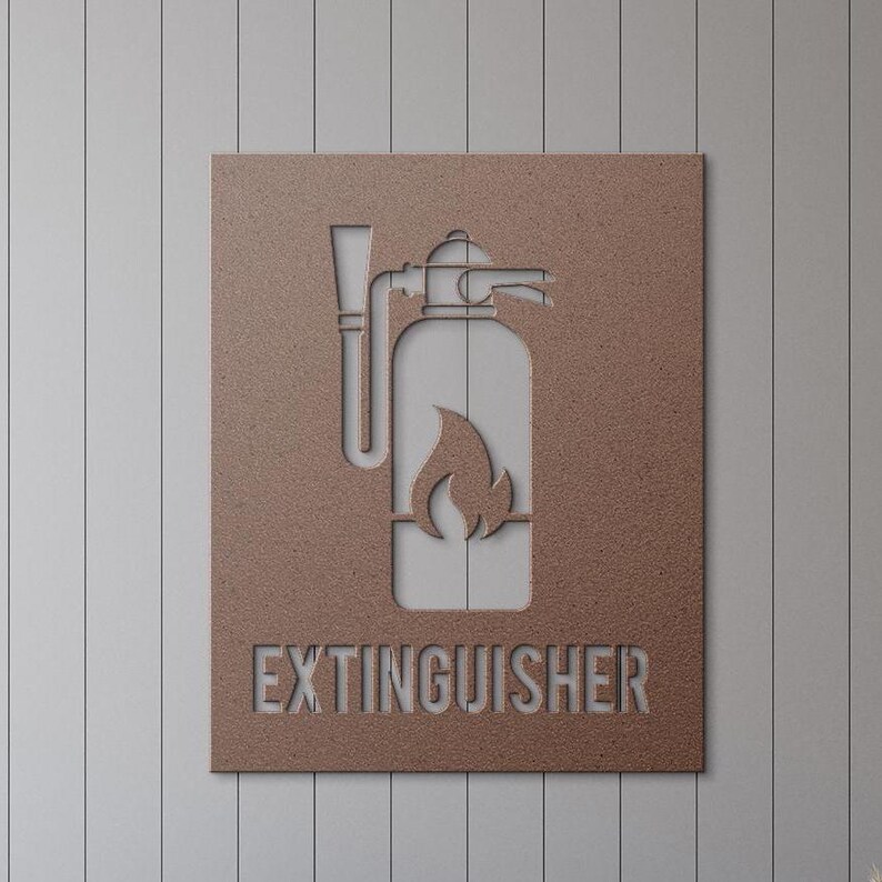 Fire Extinguisher Sign, Custom Metal Signs, Fire Extinguishers Signs ...