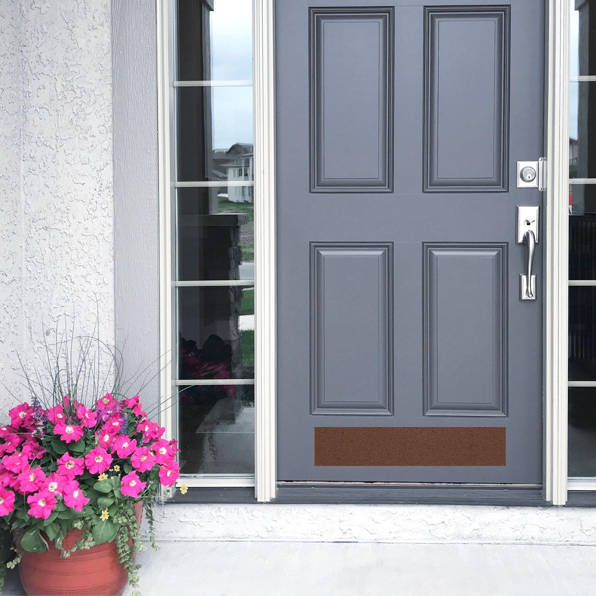 Metal Door Kick Plate 8x36 Inch Steel Front Door Plate, Farmhouse Kick ...