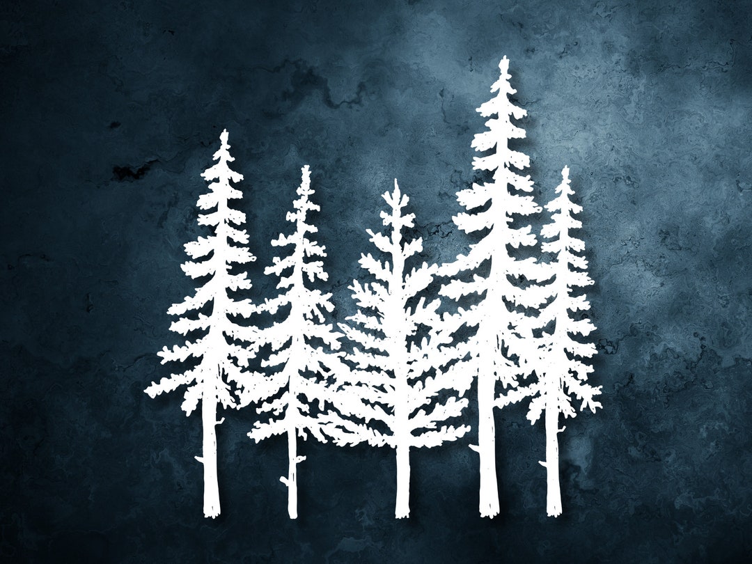 Metal Pine Tree Wall Art, Pine Tree Wall Decor, Pine Tree Metal Wall ...